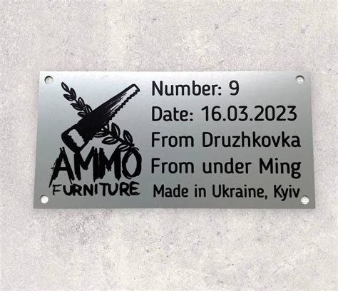Шильд, табличка, бирка на оборудование: продажа, цена в Черкассах ...