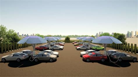 Uk Startup Unveils Solar Trees For Commercial Industrial Areas Pv