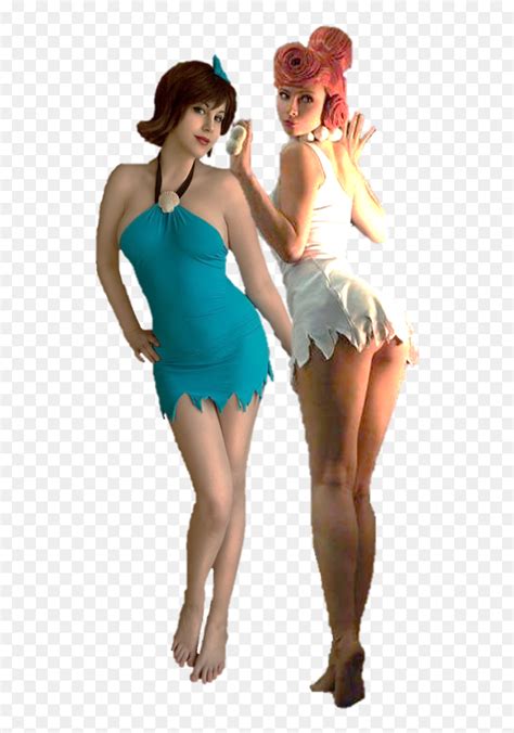 And Wilma Flintstone Cosplay Betty Rubble Wilma Flintstone Hd Png