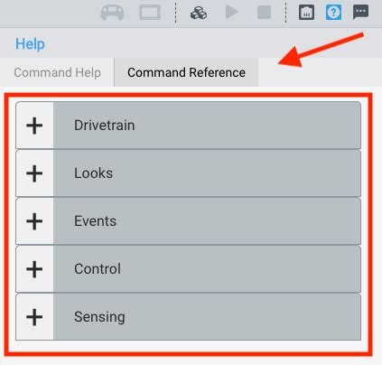 Using Help In VEXcode Pro V VEX Library