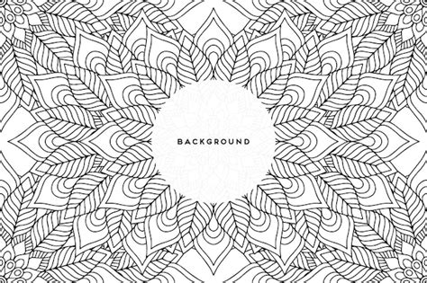 Premium Vector Ornamental Background With Geometric Circular Design