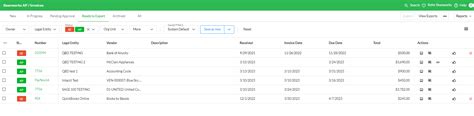 How To Export Invoices From Quadient Ap Nextgen Quadient Ap Support