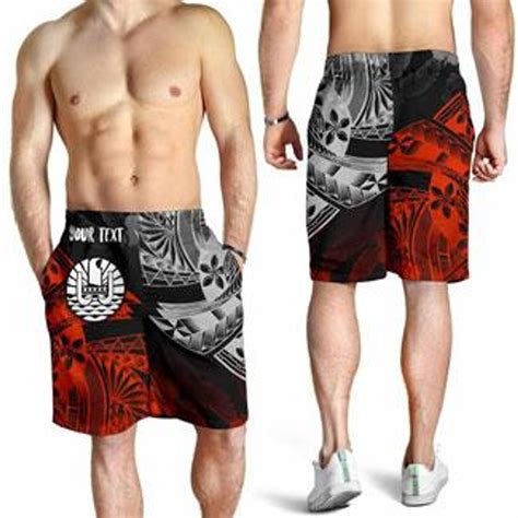 Tahiti Polynesian Personalised Men Shorts Vintage Polynesian Turtle