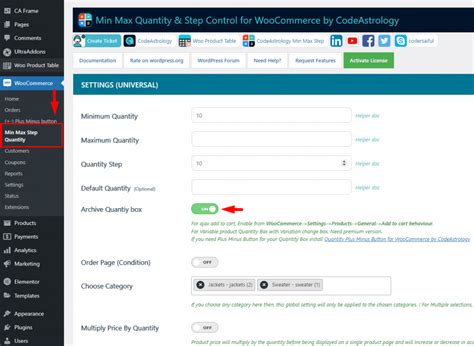 Min Max Quantity And Step Control Plugin For Woocommerce