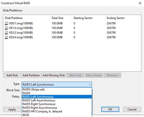 Construct Virtual Raid Diskgenius