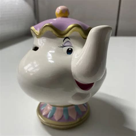 Disneys Mrs Potts From Beauty And The Beast Ceramic Money Box With
