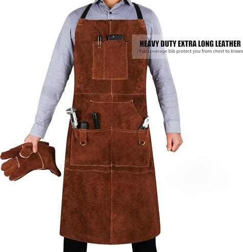 Eletecpro Leather Welding Apron And Welding Gloves Review Welding