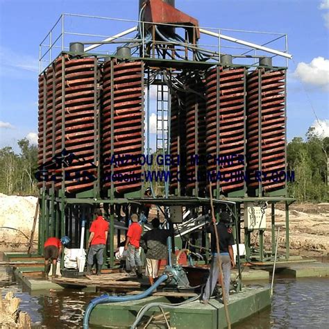 Alluvial Chrome Ore Washing Machine Gravity Spiral Separator Chrome