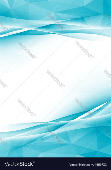 Modern Crystal Abstract Border Folder Design Vector Image