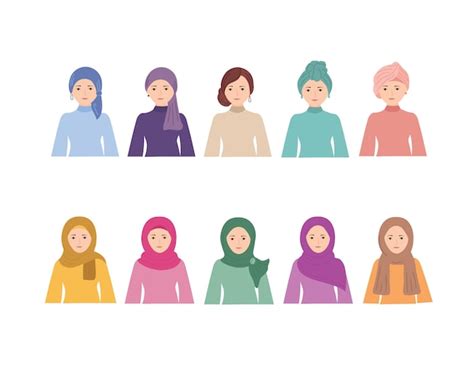 Premium Vector Vector Beautiful Young Woman Hand Drawn Cartoon Art