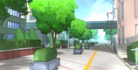 Download Anime School Background