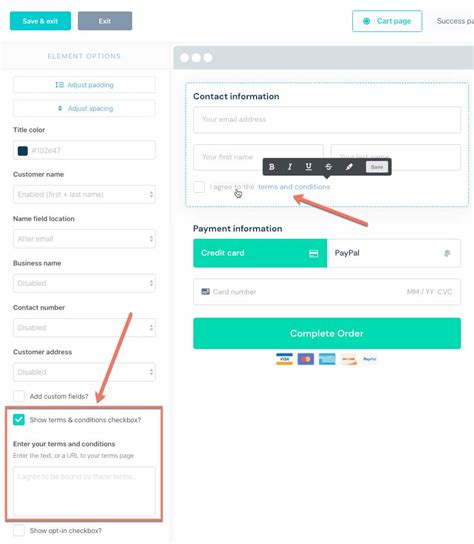 Adding Terms And Conditions To Your Checkout Page Thrivecart Helpdesk