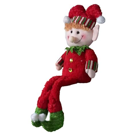 Boneco Duende Noel Sentado 45cm Extra Festas