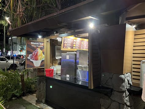 하와이 호놀룰루 로얄하와이안센터 Royal Hawaiian Center 아일랜드빈티지쉐이브아이스 Island