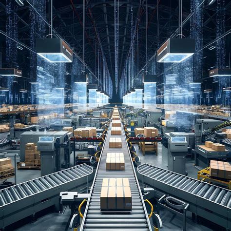 Futuristic Interface With Data Analytics For Logistics And Supply Chain Management Stock