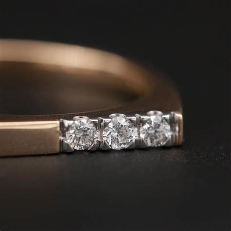 Customizable 18k Gold Diamonds Engagement Ring Unique Diamonds Wedding