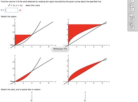 Solved Find The Volume V Of The Solid Obtained By Rotatin Chegg