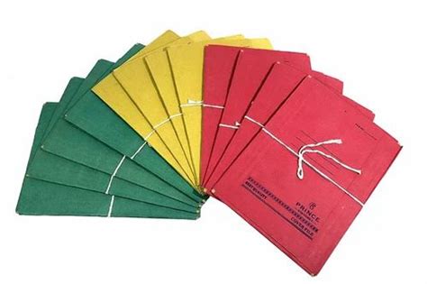 Cardboard Paper Spring File Small Size Report File Multicolor