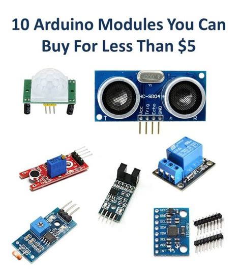 10 Arduino Sensor Modules Under 5
