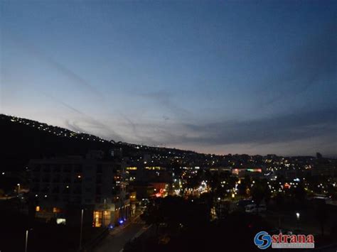 Тревога на севере Израиля включая Хайфу ракетный обстрел из Ирана