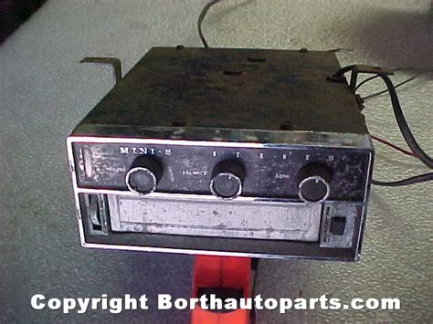 Small Dash Mounded Mini 8 Track Player Borthautoparts