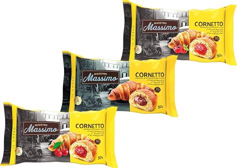 Maestro Massimo Cornetto Croissants 3 Flavours 3 Box Of 20pc X 60