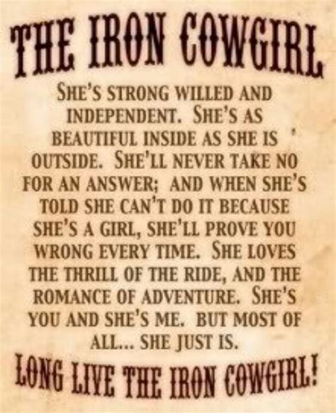 Cute Cowgirl Sayings And Quotes Quotesgram