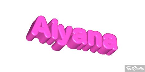 Aiyana Name Animated  Logo Designs