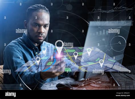 GPS Location Map Search Online Stock Photo Alamy