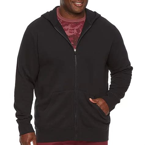 Xersion Big And Tall Quick Dry Cotton Fleece Mens Long Sleeve Hoodie