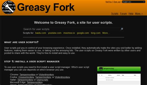 Greasy Fork Dark Theme User Style