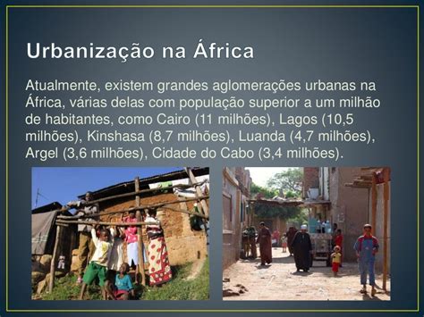 Êxodo Rural E Urbanização Da África