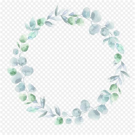水彩卡通美丽花环PNG图片素材下载 图片编号7731063 PNG素材网