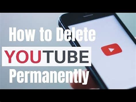 How To Delete Youtube Channel On Mobile Permanently Delete Youtube Channel Permanently