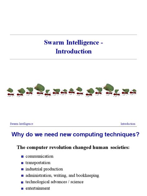 Swarm Intelligence Pdf Honey Bee Bees