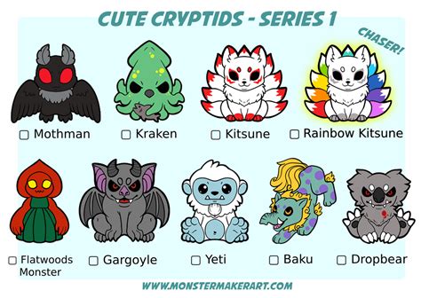 Cute Cryptids Monster Maker