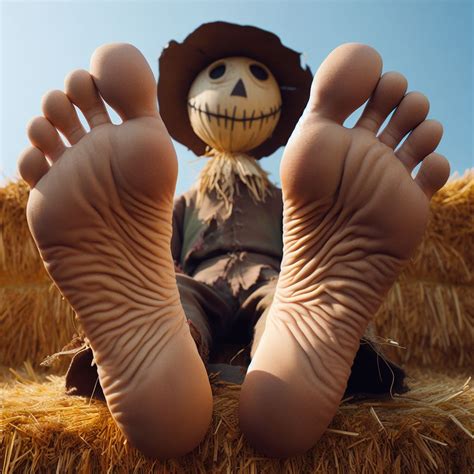 Bing Ai Scarecrow Relaxed Feet 2 By Artificaltickler On Deviantart