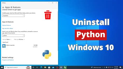 How To Completely Uninstall Python On Windows 10 Youtube