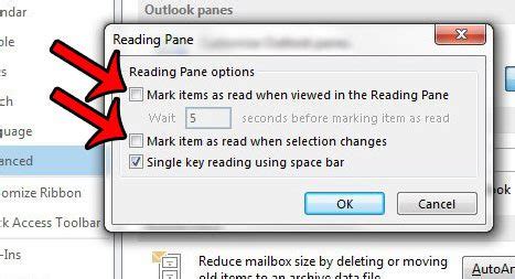 How To Stop Previewed Messages From Being Marked As Read In Outlook
