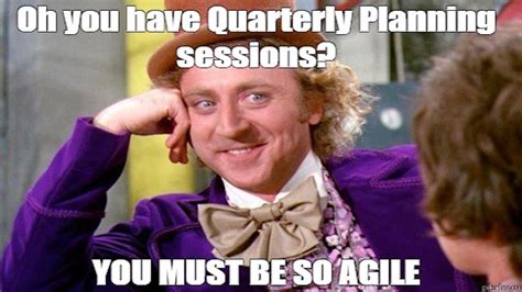 Quarterly Planning And Being Agile