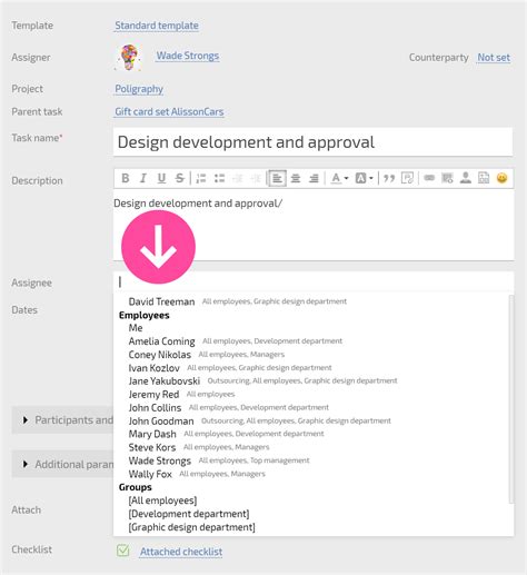 Task Assignees Planfix