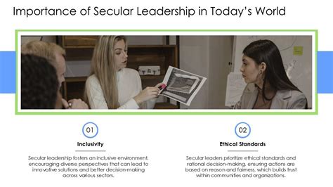 Importance Of Secular Leadership In Todays World Ppt Presentation Acp