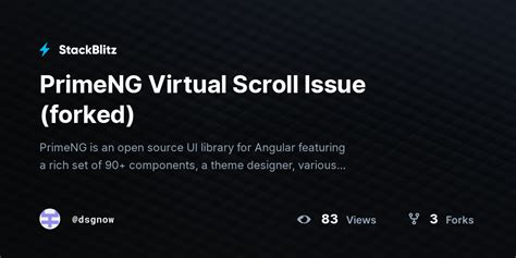 Primeng Virtual Scroll Issue Forked Stackblitz