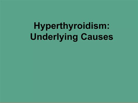 Hyperthyroidism Approach To Management Dr Selim Ppt