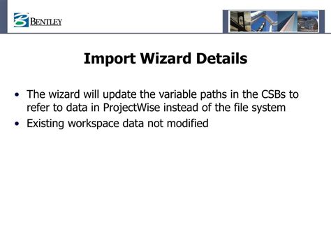 ppt managing microstation workspaces and standards in projectwise
