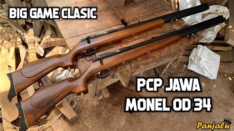KLASIK ASIK SENAPAN ANGIN PCP JAWA MONEL OD34 BIG GAME YouTube