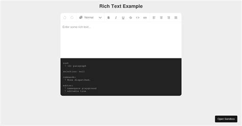 React Lexical Ts Playground Codesandbox