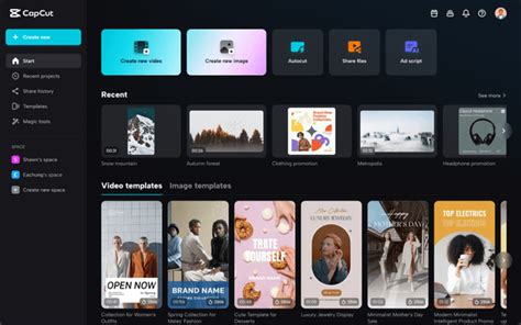 CapCut Editor de video todo en uno y herramienta de diseño gráfico
