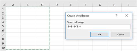 create multiple checkboxes instantly with vba excel off the grid