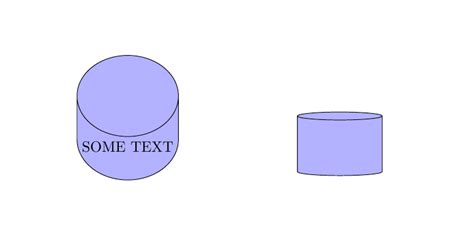 Weird Behavior Of Cylinder Shape In Tikz Tex Latex Stack Exchange
